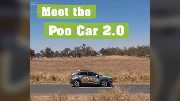 Electric car powered by poo unveiled by Queensland sewage treatment ...