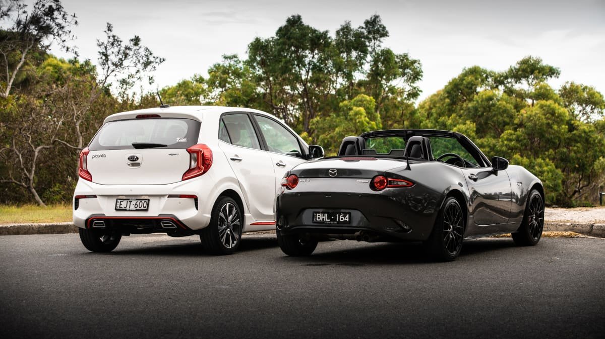 2021 Kia Picanto GT v 2021 Mazda MX-5 RF GT RS comparison – revRebel