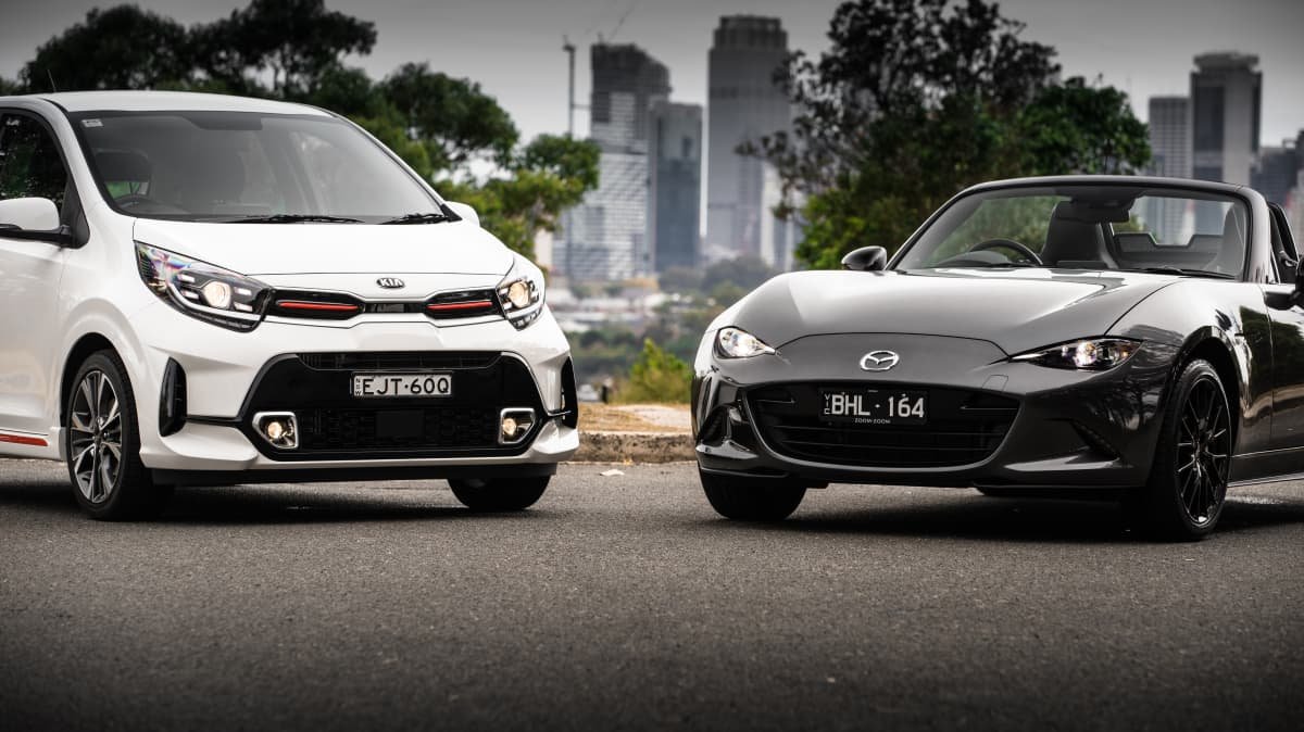 2021 Kia Picanto GT v 2021 Mazda MX-5 RF GT RS comparison – revRebel