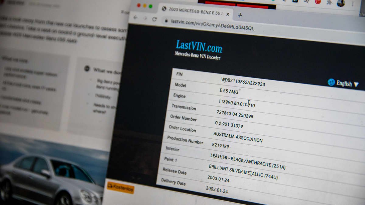 Tools you need: Mercedes-Benz VIN decoder – revRebel