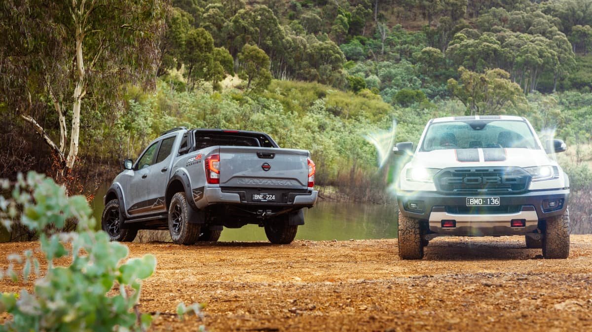 2022 Ford Ranger Raptor X v Nissan Navara Pro-4X Warrior comparison ...