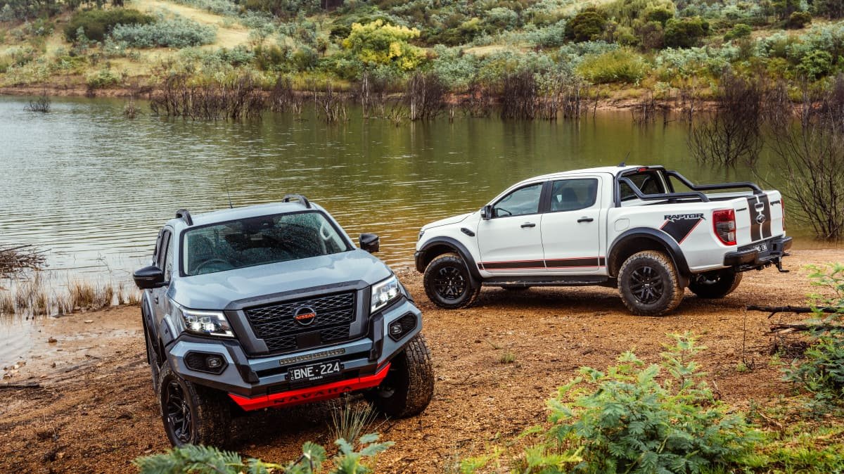 2022 Ford Ranger Raptor X v Nissan Navara Pro-4X Warrior comparison ...