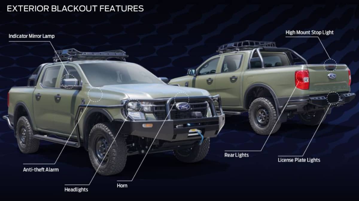 Ford Ranger with electric drive and stealth capabilities now available ...