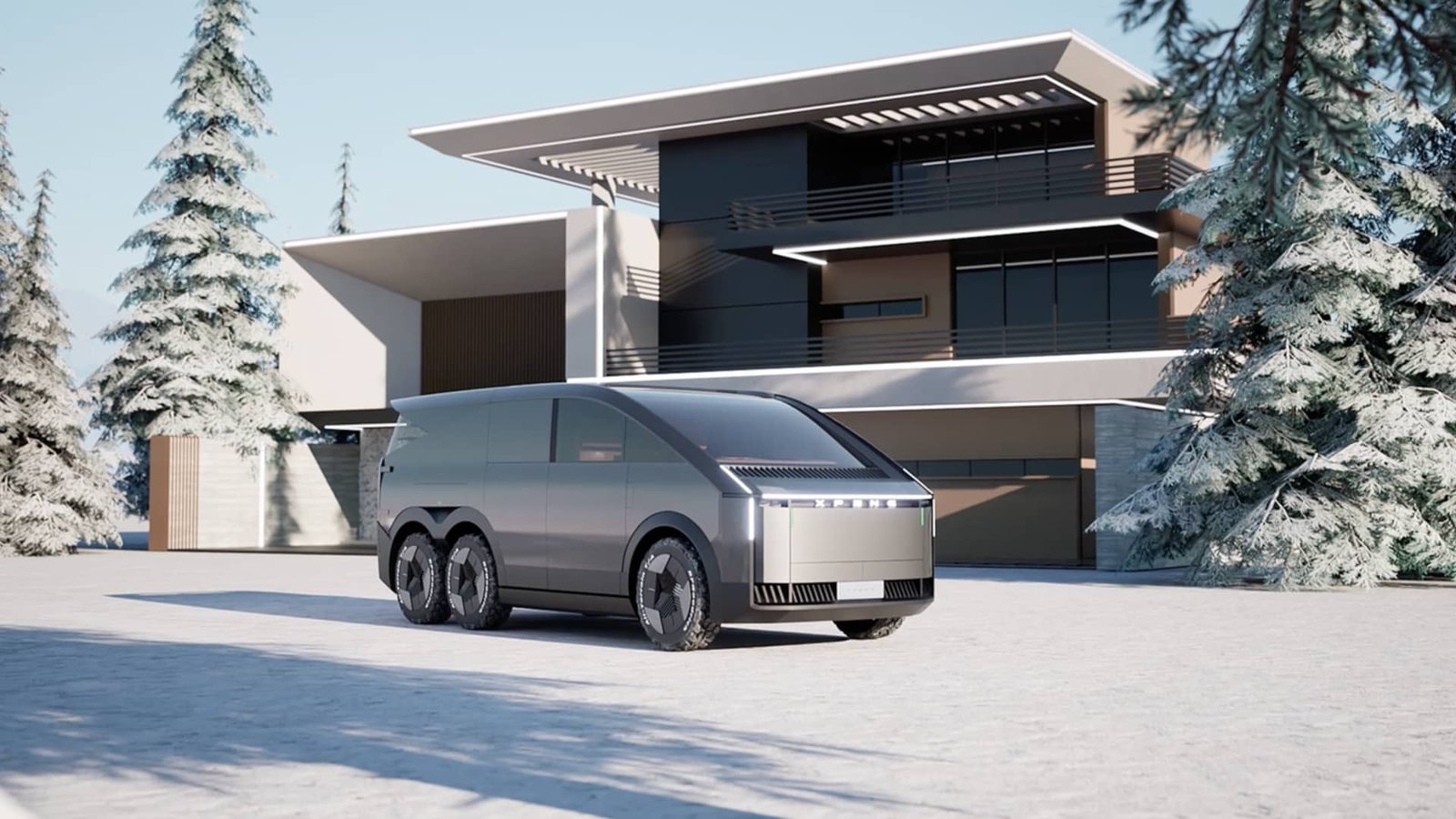 Chinese firm unveils six-wheel Tesla Cybertruck clone – revRebel