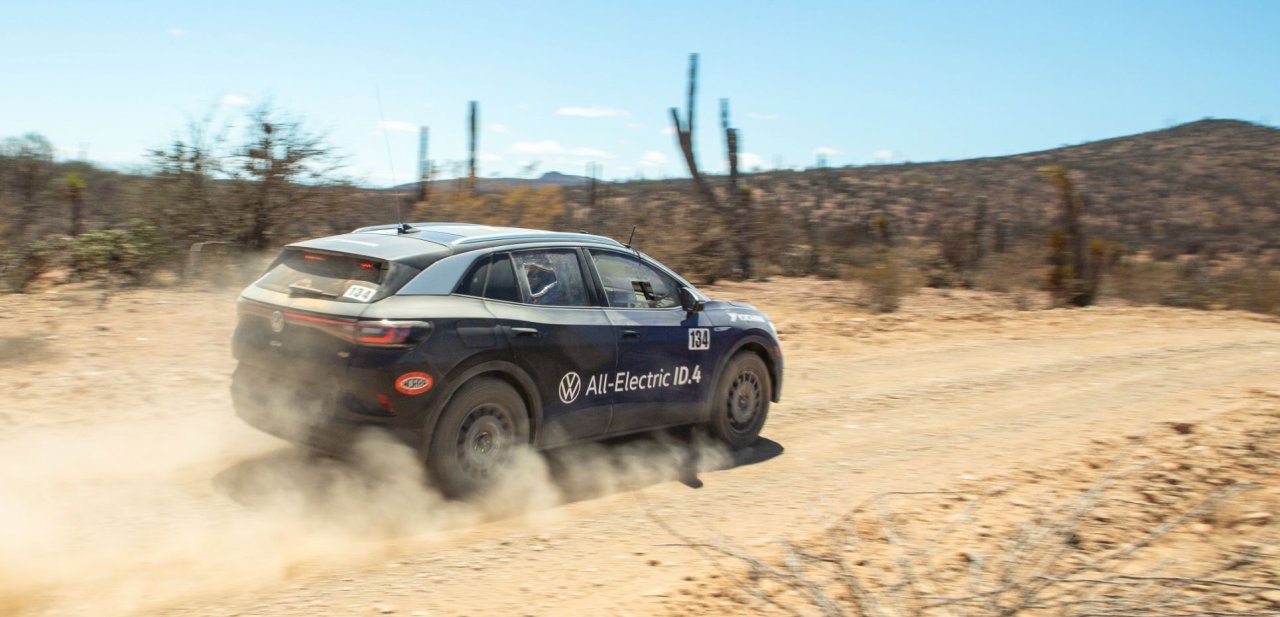Baja Bug 2.0? VW ID.4 EV competes and completes off-road race – revRebel