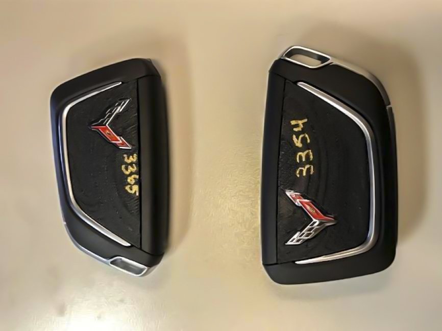 Check Out the New Logo On the Leaked 2020 MidEngine Chevy Corvette Key ...