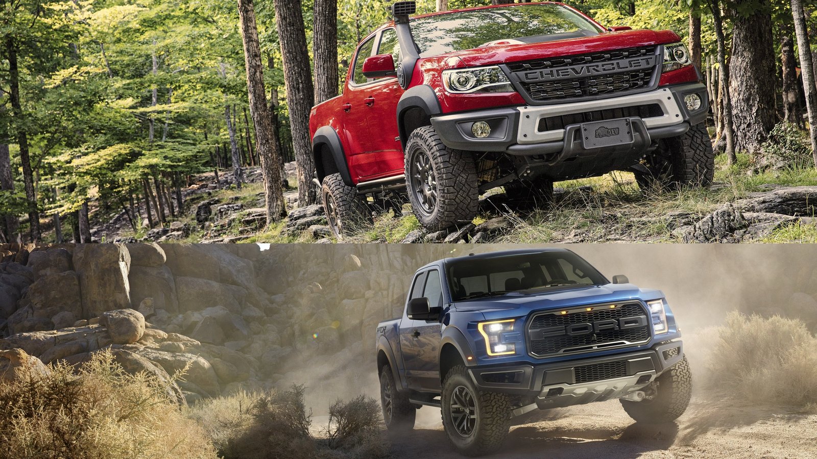 Chevy Colorado ZR2 Bison vs Ford F150 Raptor – revRebel