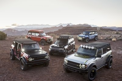 Ford Gatecrashes Moab Easter Jeep Safari With Four Bronco Concepts ...