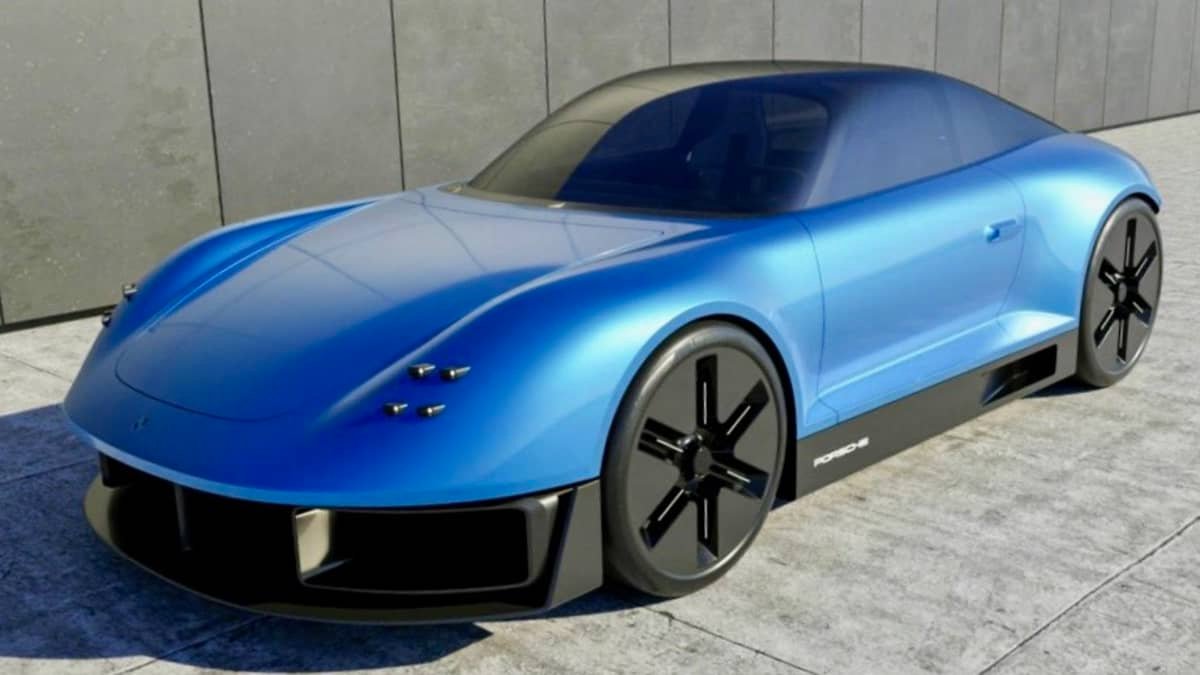 Futuristic electric Porsche 911 imagined with this computer ...